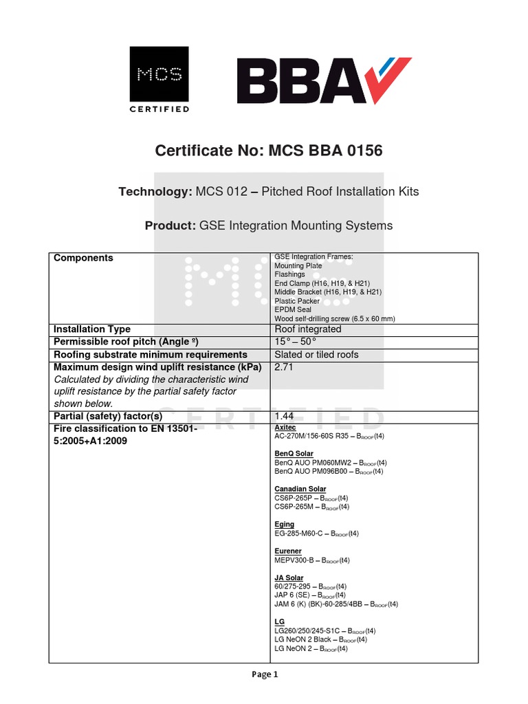 Bba en Cert | PDF | Roof | Building Engineering