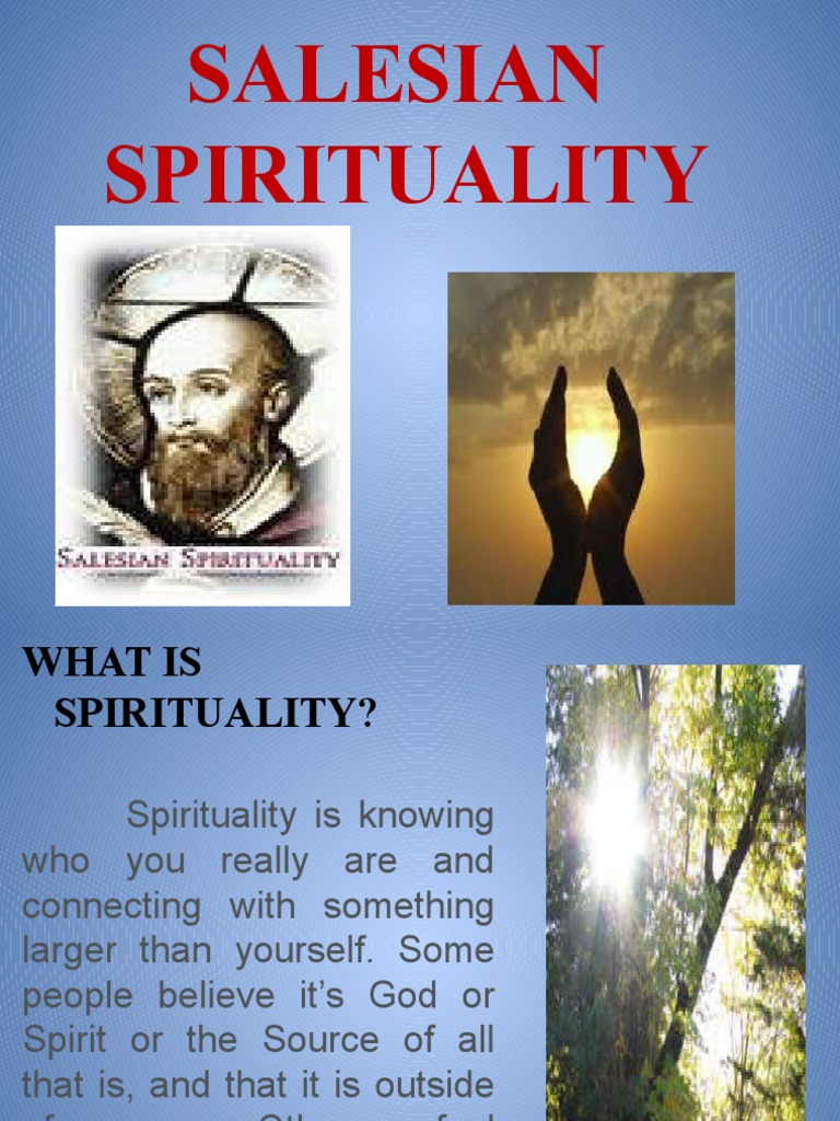 Salesian Spirituality 1a | PDF | Prayer | Love