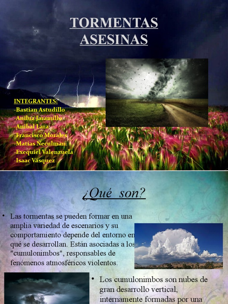 Tormentas: Causas y Cambio Climático | PDF