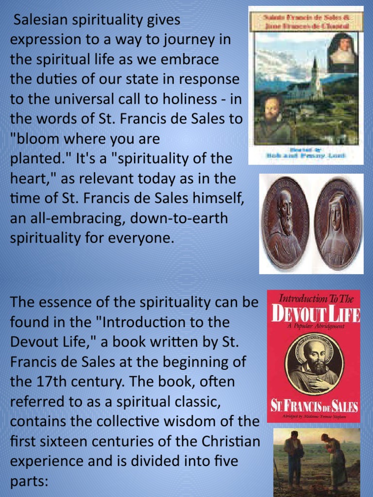 Salesian Spirituality 1a | PDF | Jesus | Love