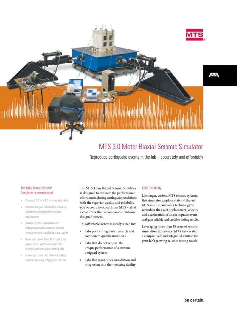 Seismic Simulator Biaxial Dev - 003372 | PDF | Simulation | Reliability ...