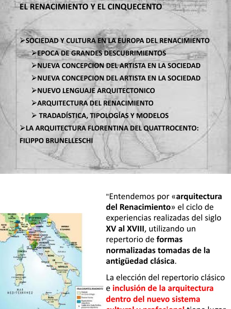 Renacimiento: Arte y Arquitectura | PDF | Renacimiento | Hazme