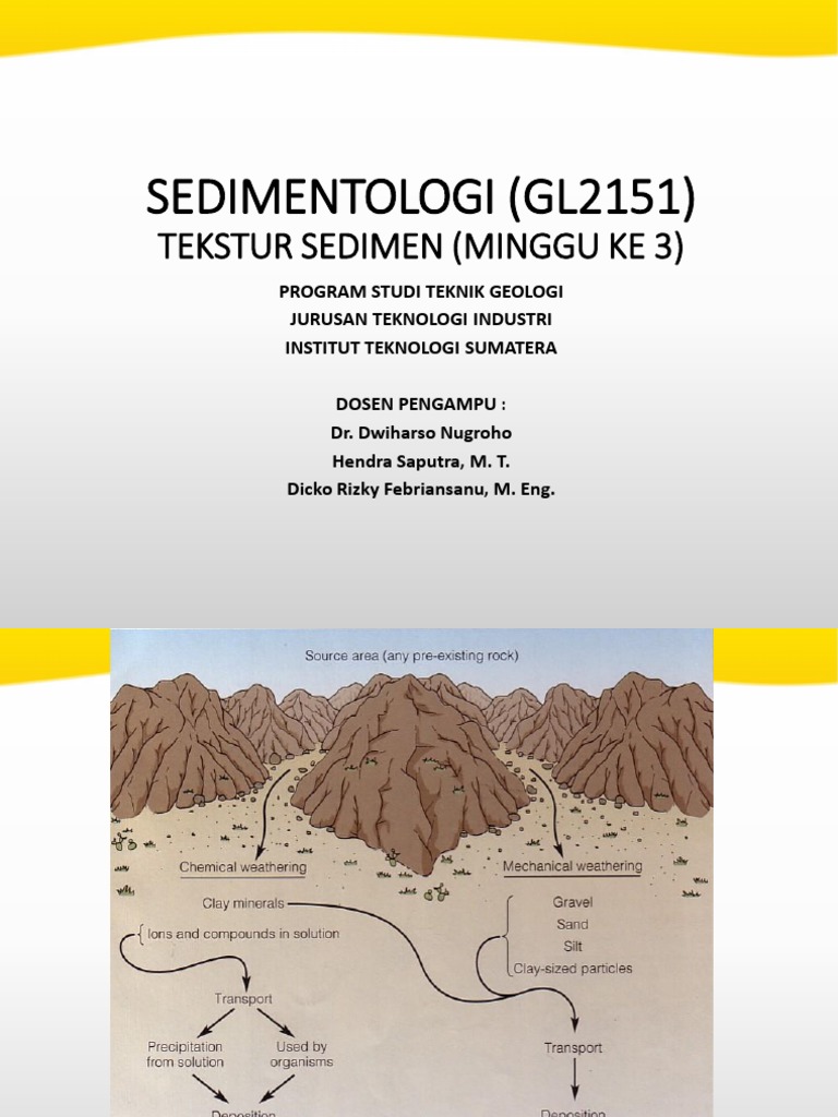 Tekstur Sedimen dalam Sedimentologi | PDF | Sains & Matematika