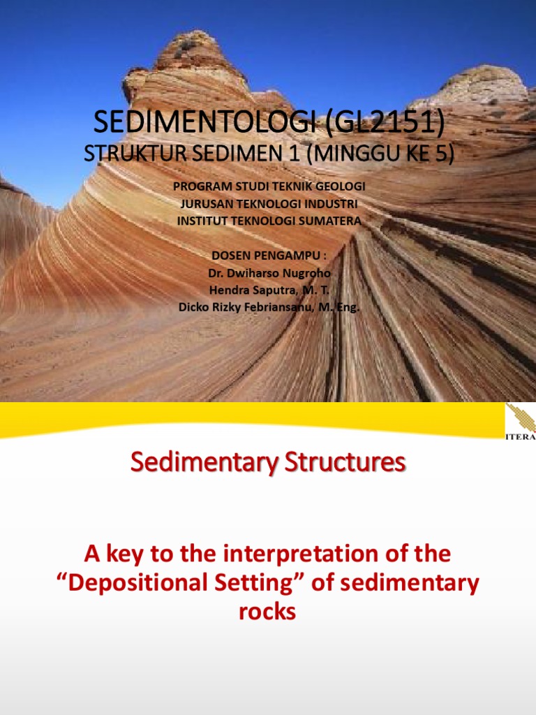 SEDIMENTOLOGI (GL2151) - 4. Struktur Sedimen 1 | PDF | Sedimentary Rock | Dune