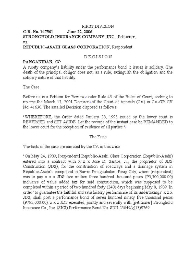 Business Case Study | Download Free PDF | Surety | Guarantee