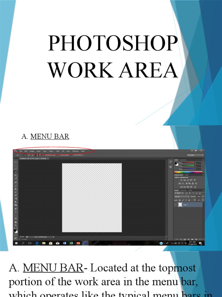 Photoshop Work Area Overview | PDF | Adobe Photoshop | Image Editing