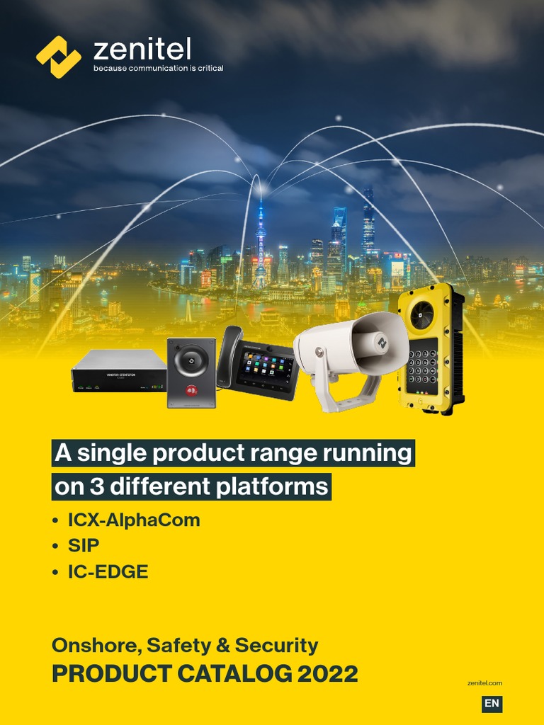 ICX-AlphaCom SIP IC-EDGE Catalog 2022 | PDF | Voice Over Ip | Session ...