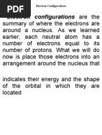Electron Configuration Guide | PDF | Electron Configuration | Atomic ...