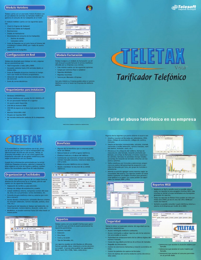 Ia Tarificador Teletax 1 | PDF