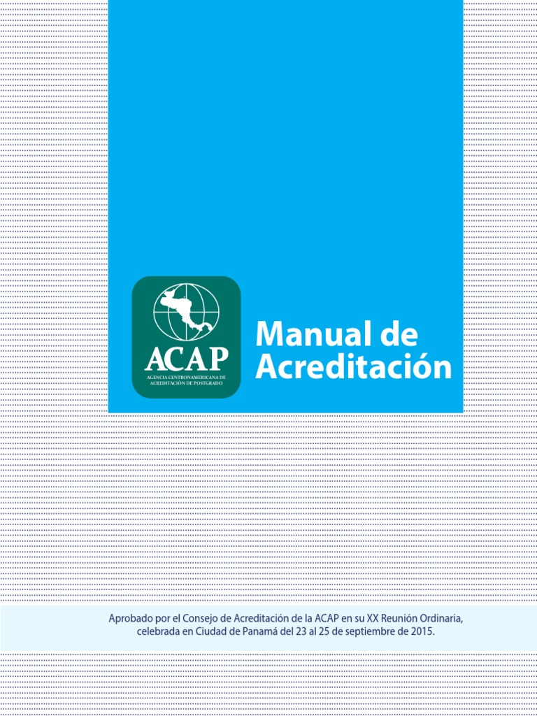 Manual Acap Vfei 17 04 2018 | PDF | Evaluación | Centroamérica