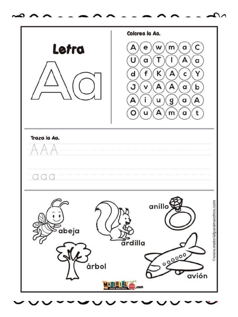 ABC Trazo Imprimir Lectura | PDF