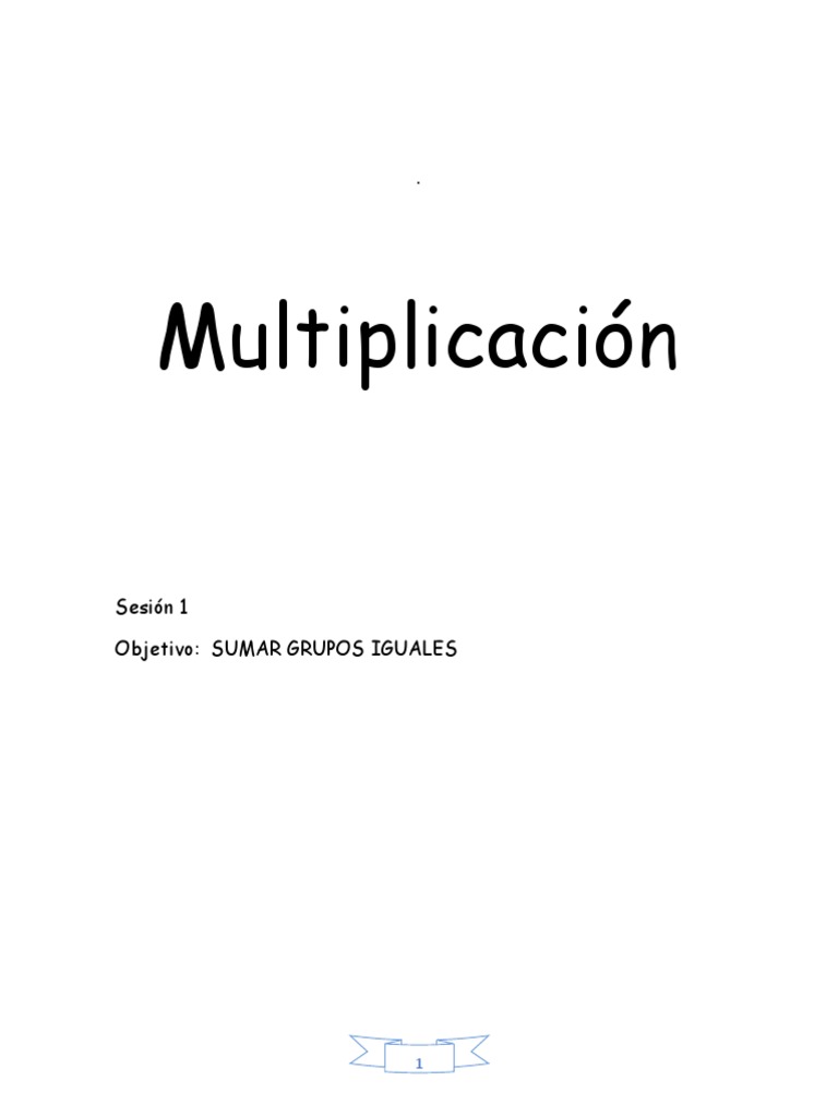 3ro-Basico-Multiplicacion División | PDF | Multiplicación | Matemáticas