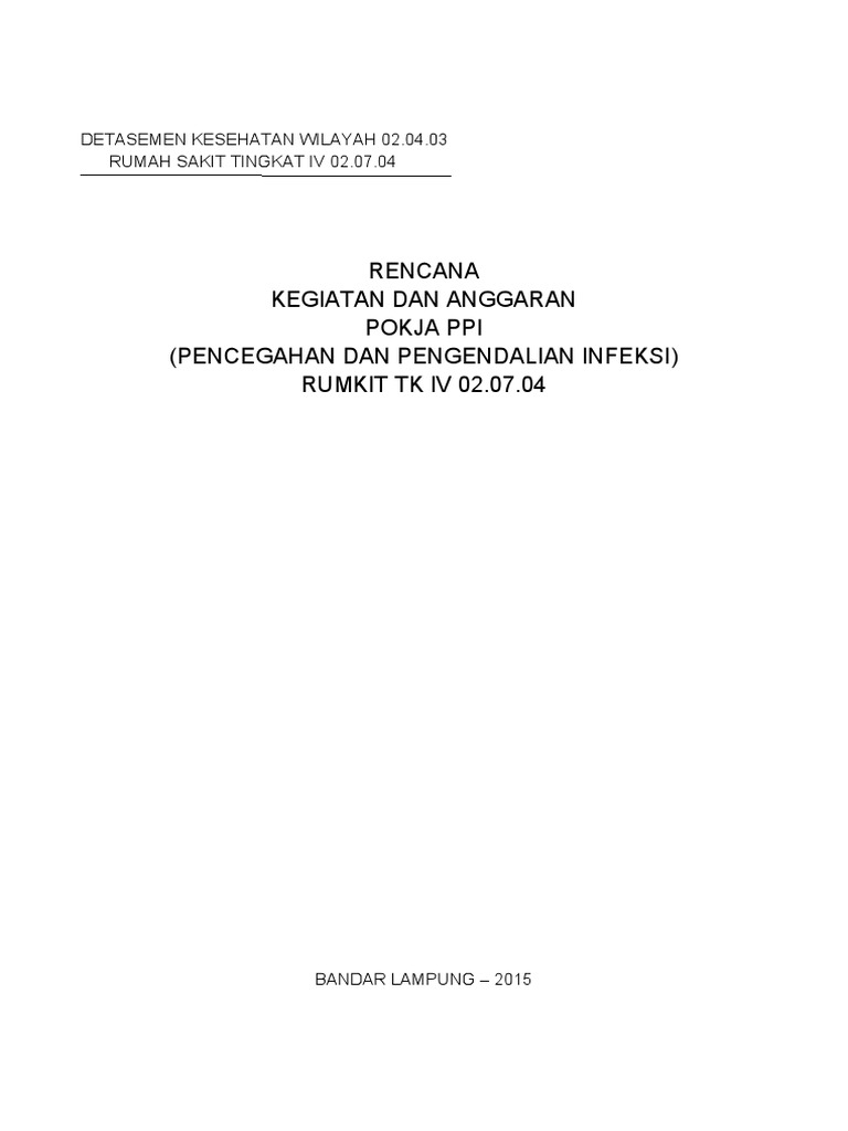 COntoh RKA PPI | PDF