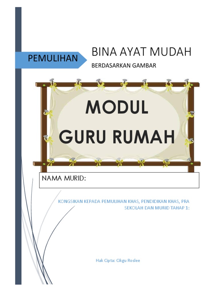Modul Bina Ayat untuk Pendidikan Khas | PDF | Seni