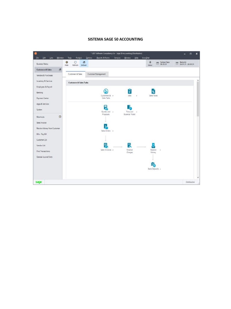 Manual de Sage 50 Accounting en Español | PDF | Cliente | Inventario