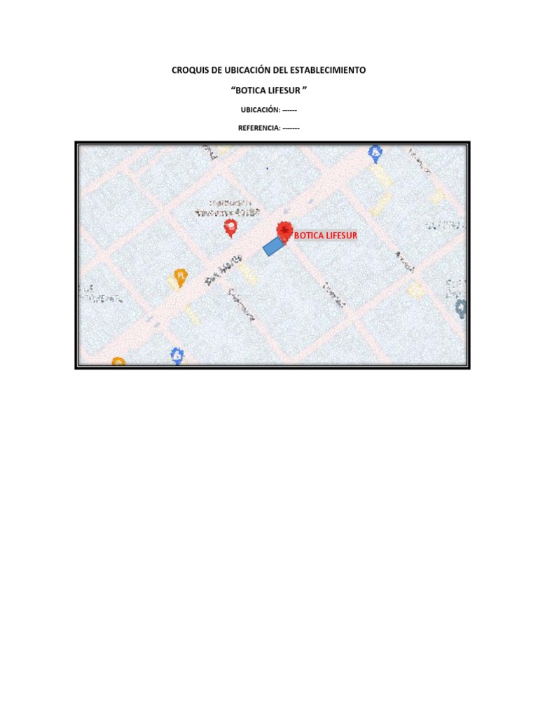 Croquis Ubicacion | PDF