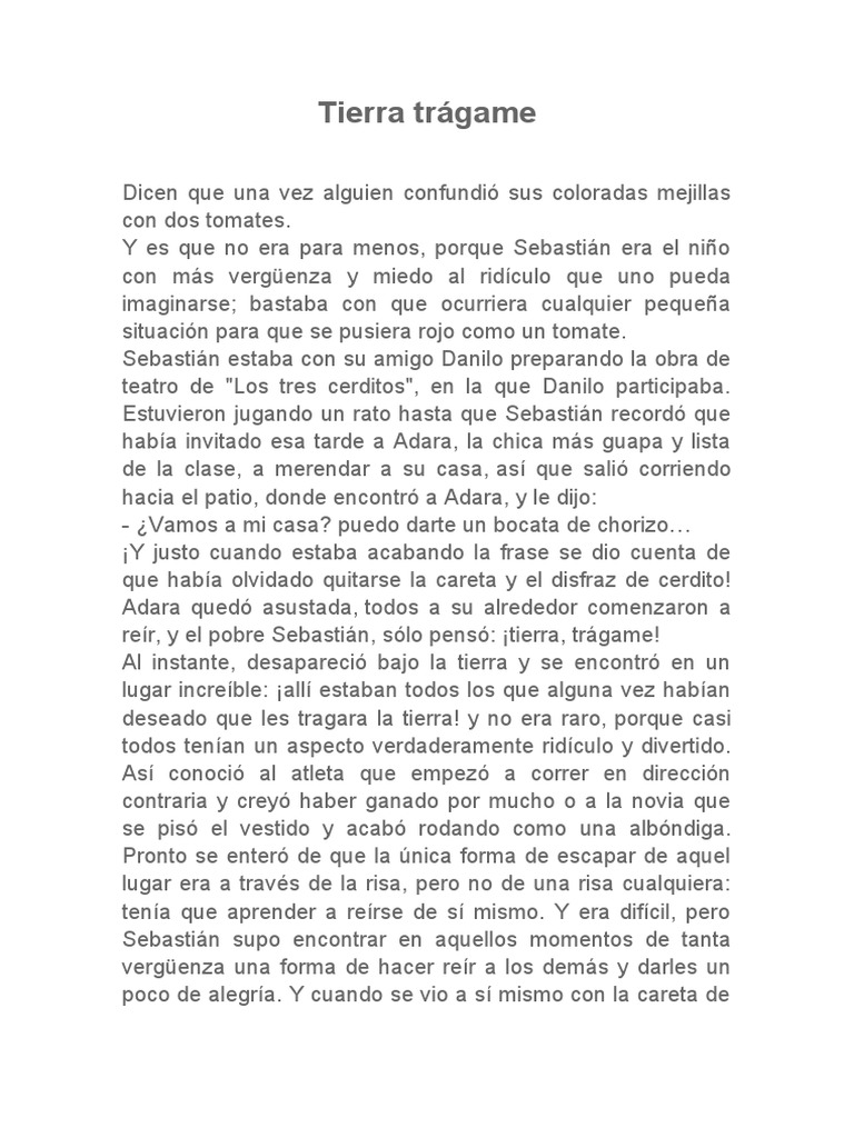 Tierra Trágame | PDF