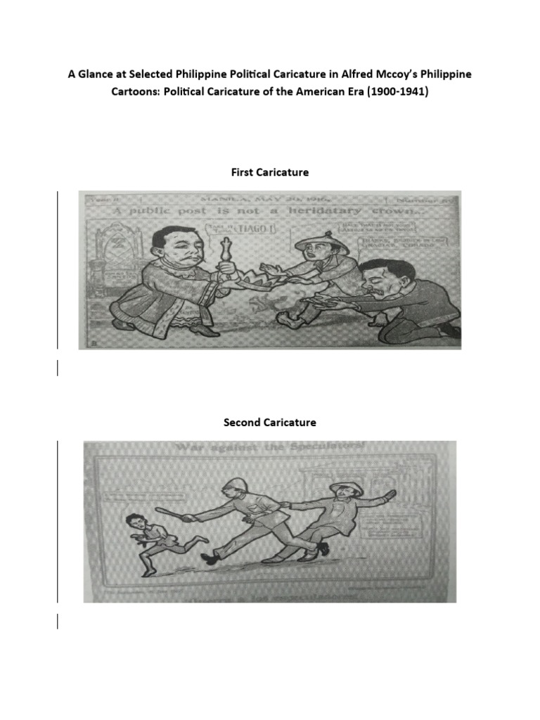 A Glance at Selected Philippine Political Caricature in Alfred Mccoy | PDF