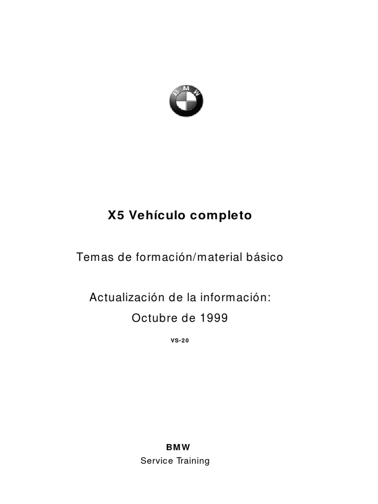 (TM) BMW Manual de Taller BMW x5 1999 | PDF | BMW | Eje