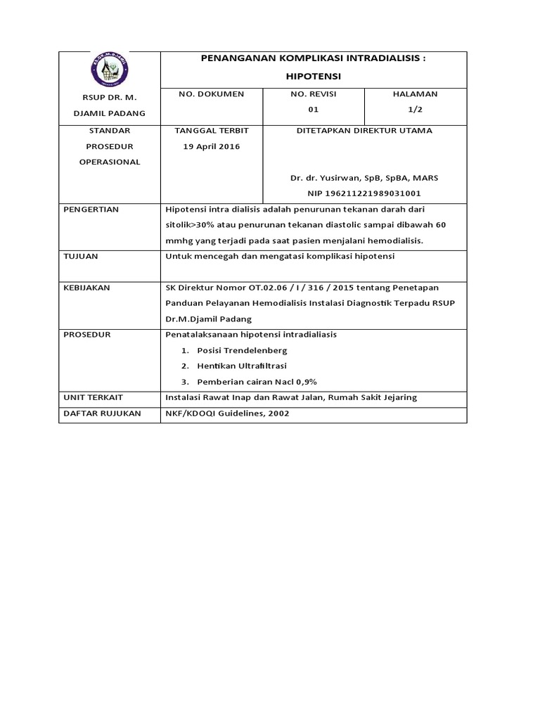 SPO HD M.Djamil - TERBARU | PDF