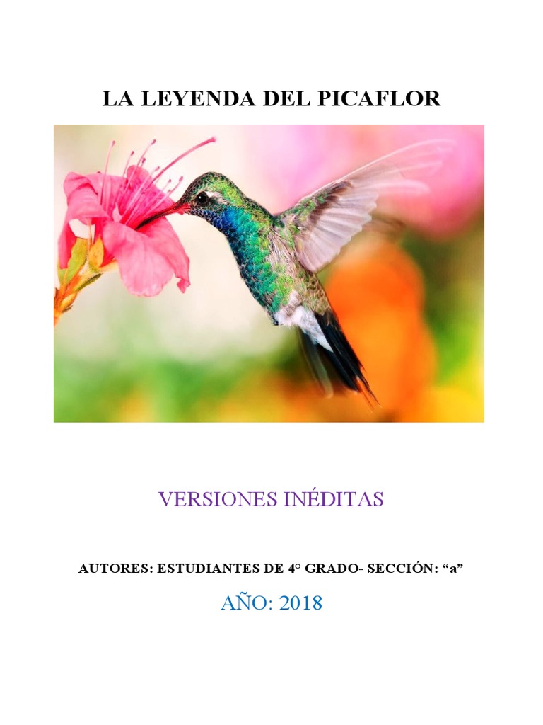 La Leyenda Del Picaflor | PDF