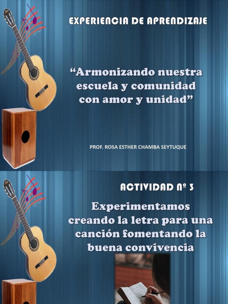 Análisis de una canción criolla y creación de una nueva letra con un ...