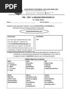 1st Quarter Exam - AP10 | PDF