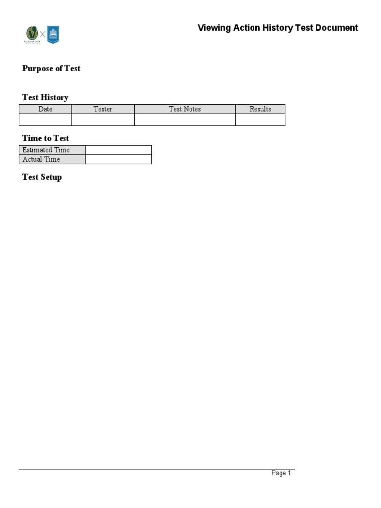 Viewing Action History - TEST | PDF | Button (Computing) | Information ...