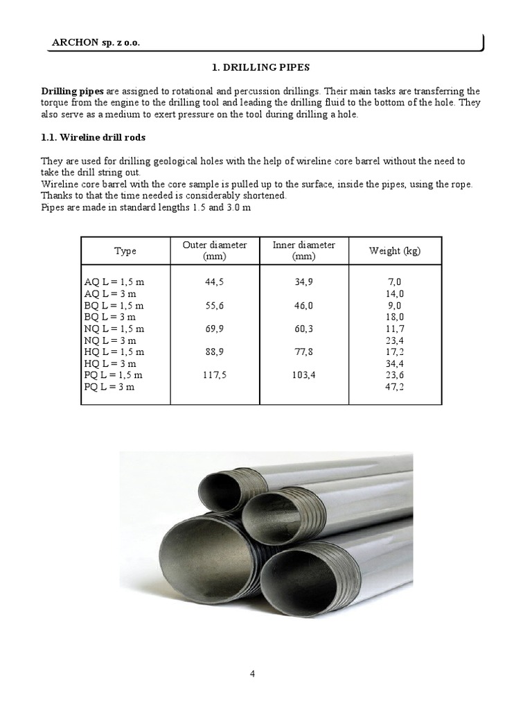 Cge Drill Pipes | PDF | Pipe (Fluid Conveyance) | Drill