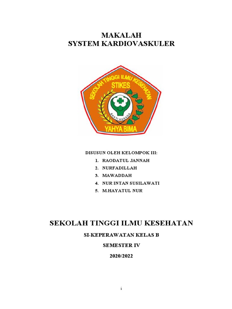 Makalah System Kardiovaskuler | PDF