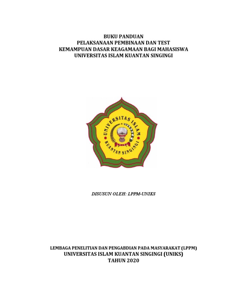 Panduan Pelaksanaan Dan Format Penilaian Test KDK | PDF