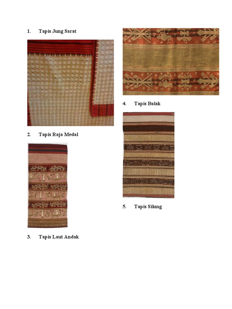 Tapis Jung Sarat | PDF