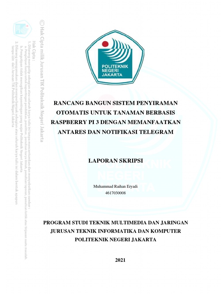 Laporan Skripsi - Muhammad Raihan Eryadi | PDF