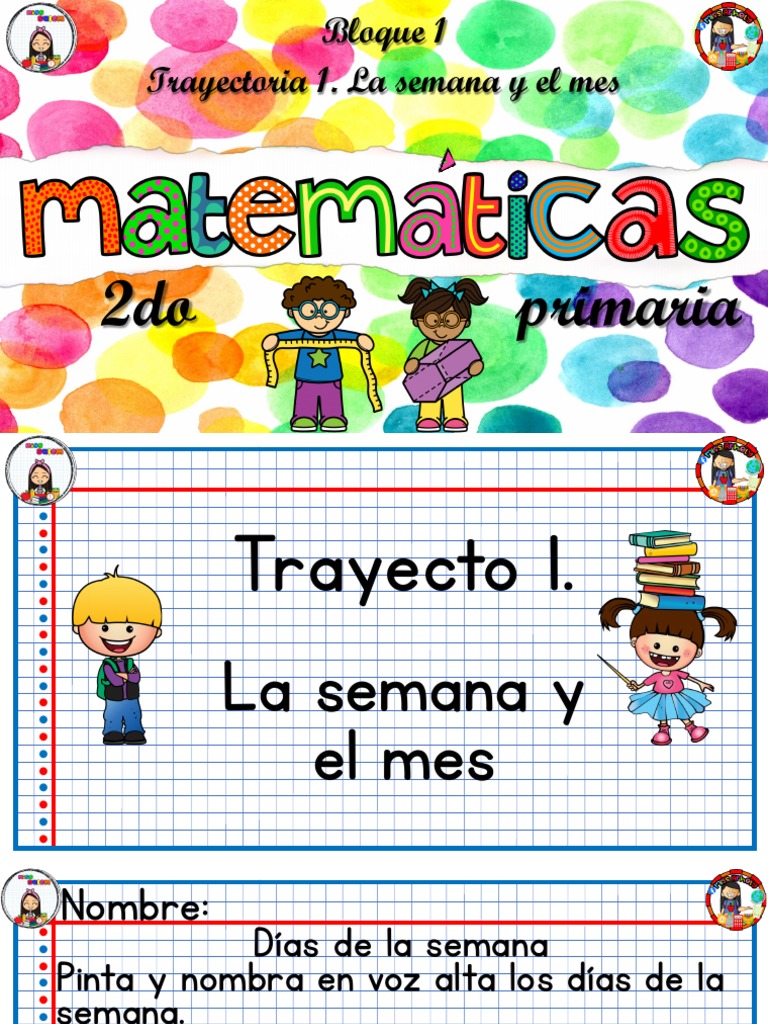 B1 T1 - La Semana y El Mes. | PDF