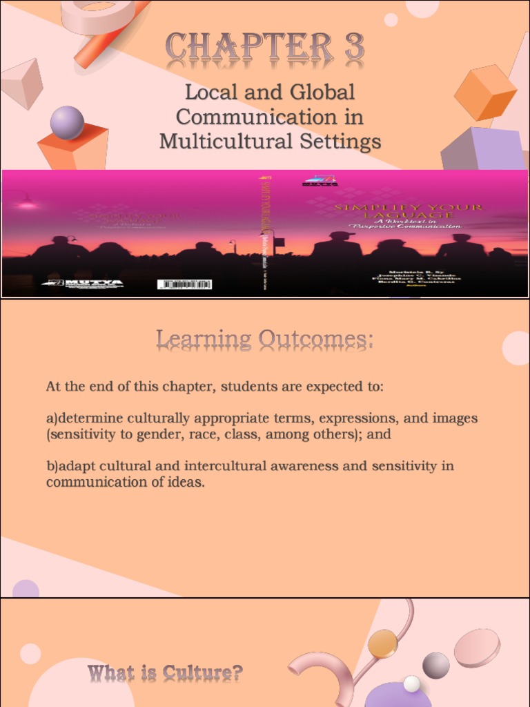 PurCom Chapter 3N Local and Global Communication in Multicultural ...
