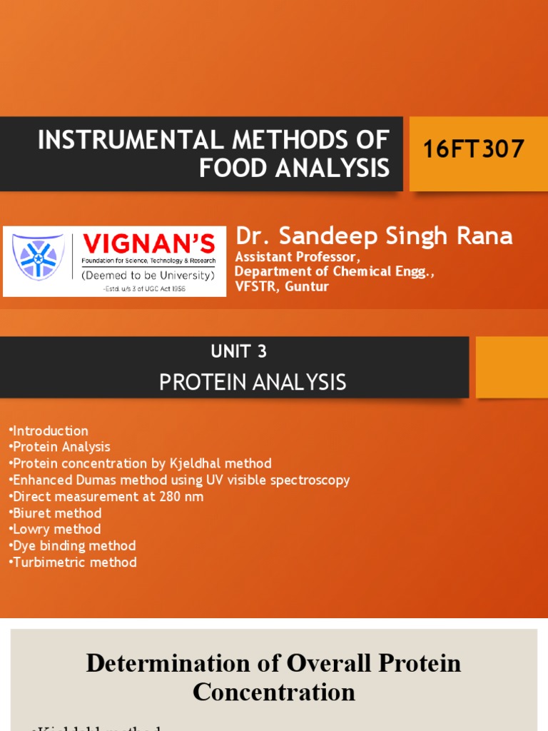 Fast Protein Analysis Using Enhanced Dumas Method | PDF | Nitrogen ...