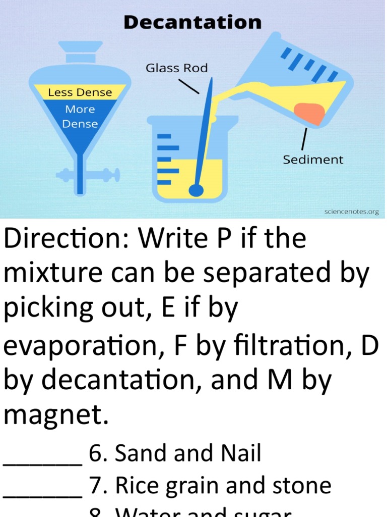 Q1 WK6 Science 6 | PDF | Filtration | Mixture