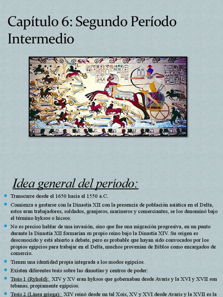 Capítulo 6 Segundo Periodo Intermedio | PDF | Tebas | Antiguo Egipto