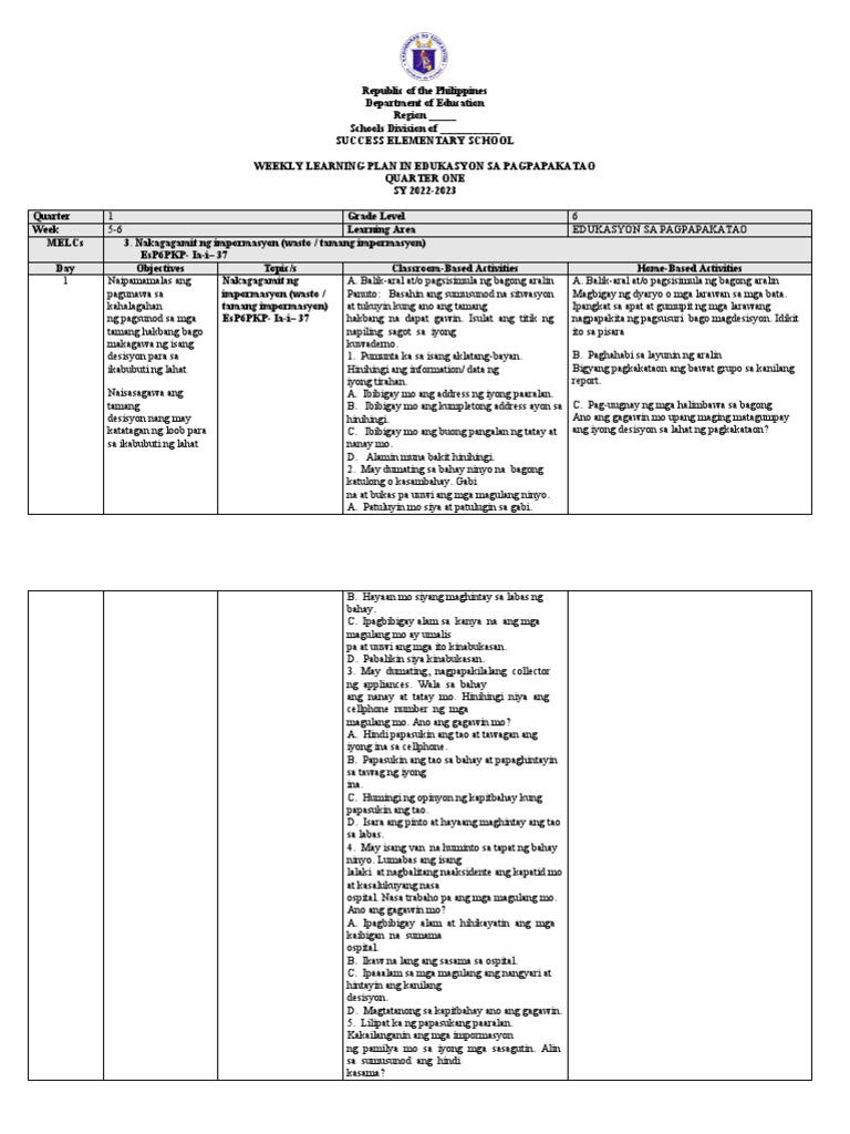 WLP Week 5-6-Espq1 | PDF