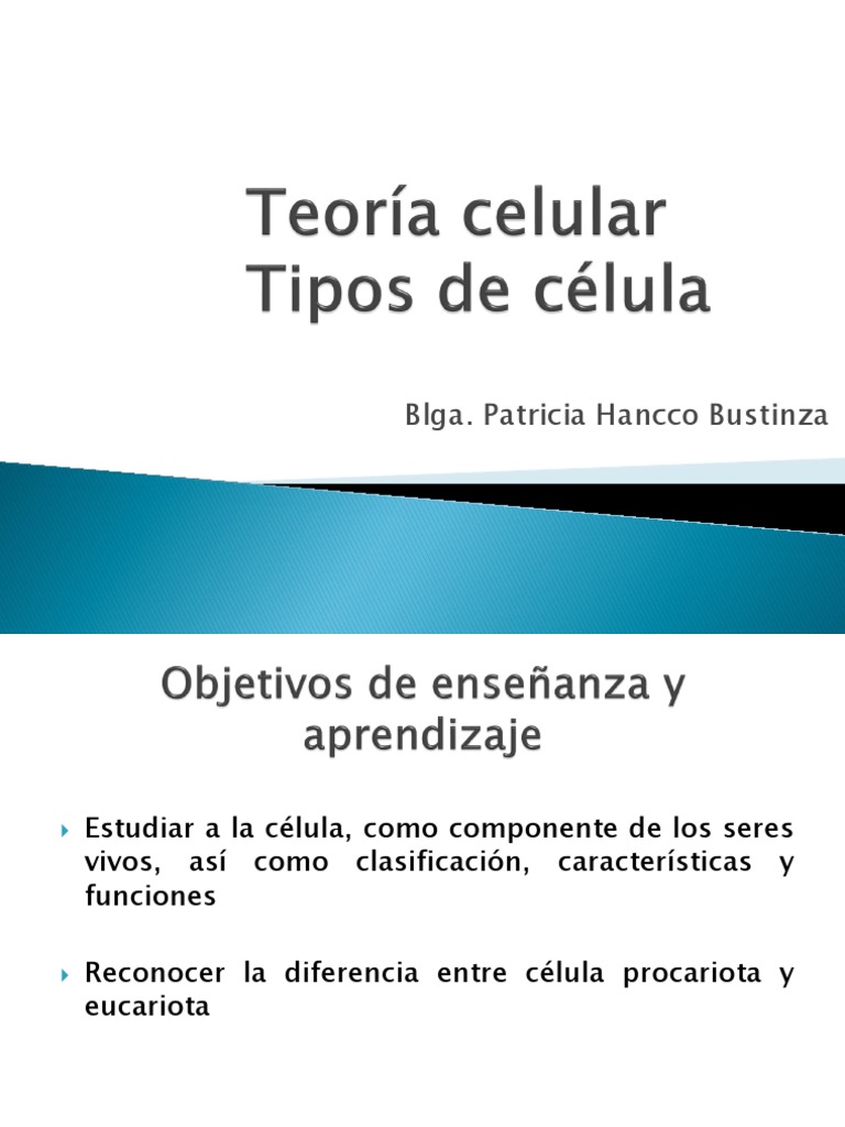 Introducción a la Teoría Celular | PDF | Biología Celular) | Citoplasma