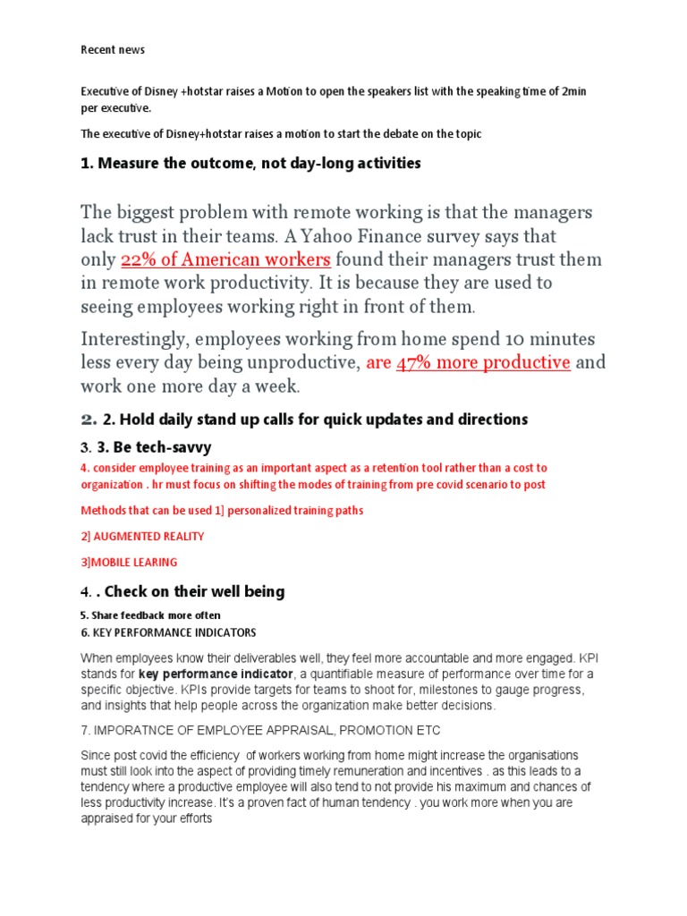 HR Disney+hotstar | PDF | Performance Indicator | Employment