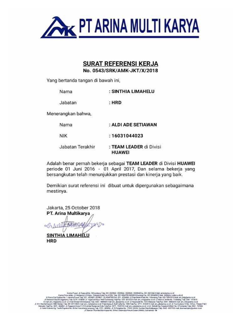 Arina Multikarya - 1665110561448 | PDF