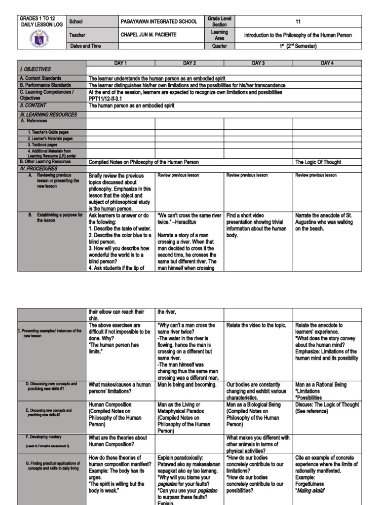 Week F - Embodied Spirit1 | Download Free PDF | Learning | Teaching Method
