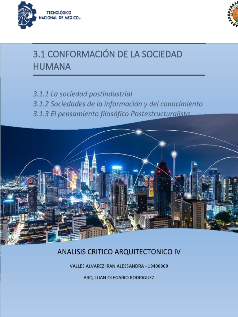 3.1 Conformación de La Sociedad Humana | PDF | Sociedad