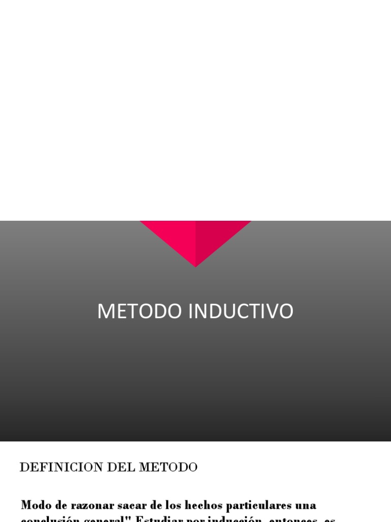 Metodo Inductivo | PDF | Razonamiento inductivo