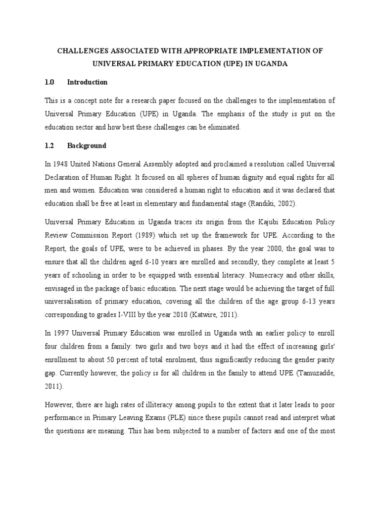 CONCEPT NOTE sample | PDF | Data | Quantitative Research