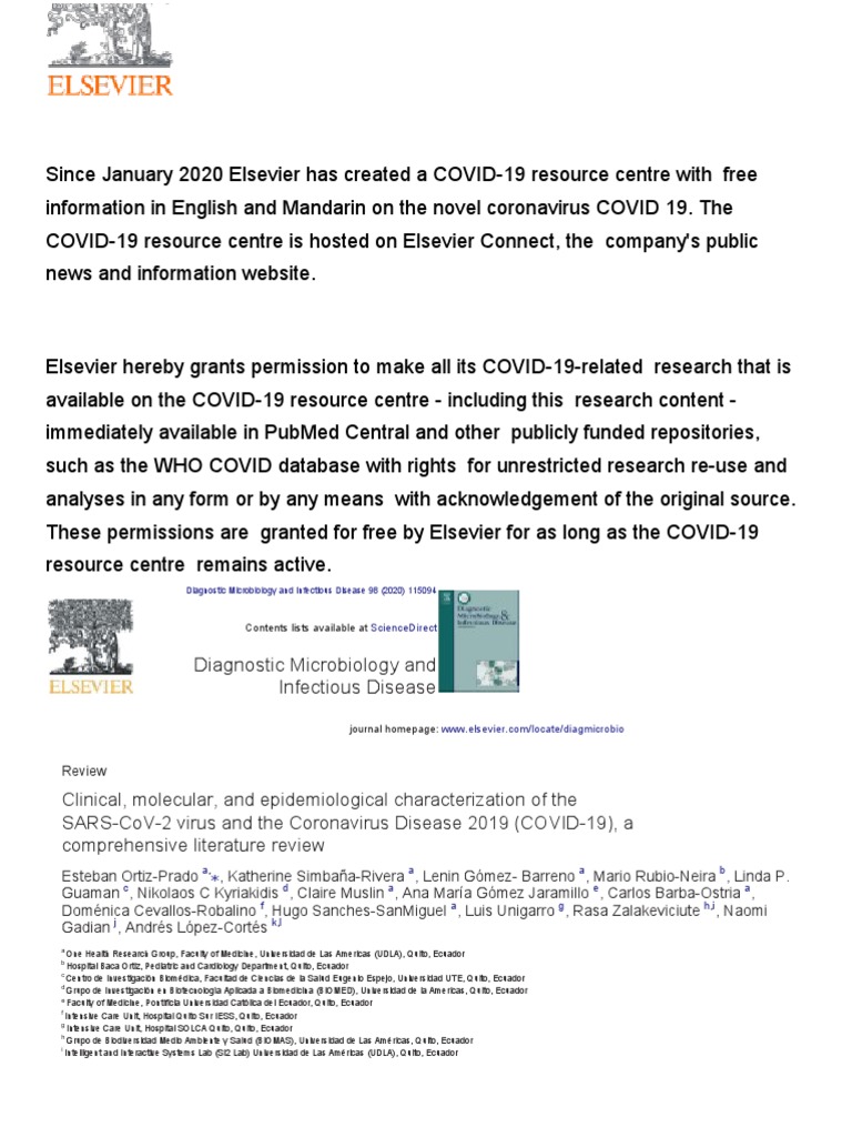 Caracterizacion Clinica, Molecular y Epidemiologica COVID19 | PDF ... Caracterizacion Clinica, Molecular y Epidemiologica COVID19 | PDF ...