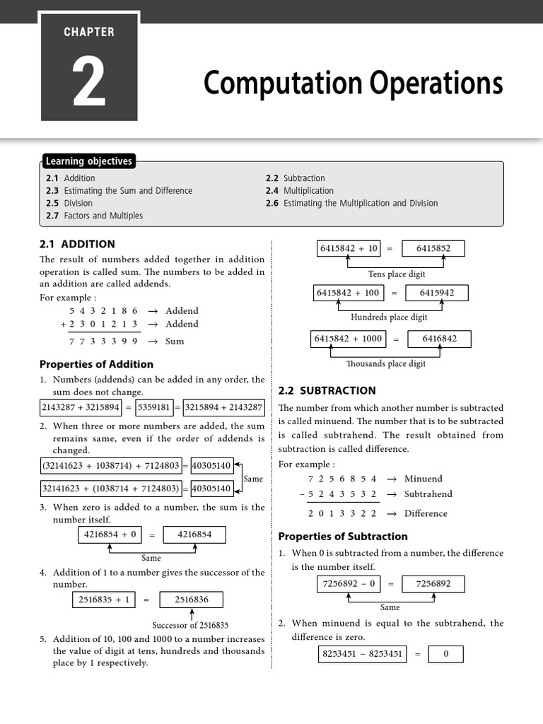 Maths | PDF | Subtraction | Arithmetic