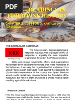 Kartilya NG Katipunan - Readings in Philippine History | PDF
