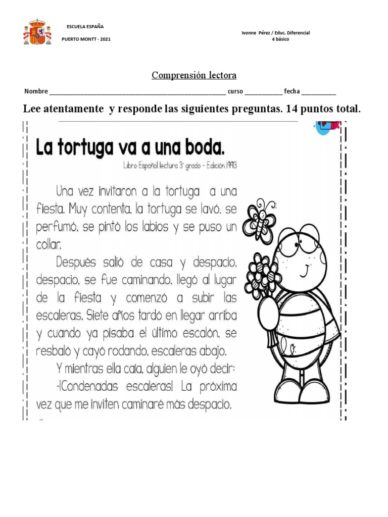 Lecturas Comprensiva Nivelación. | PDF